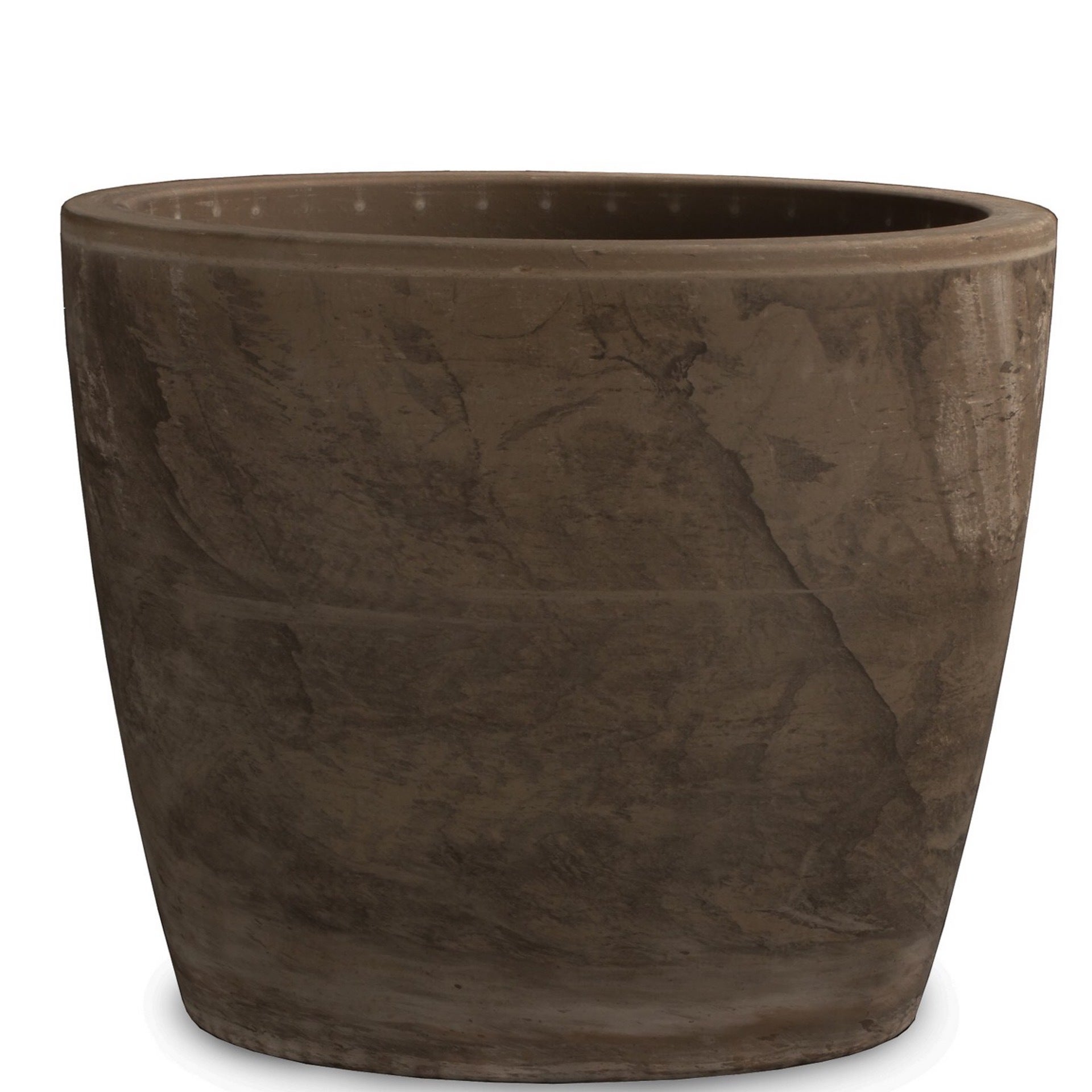 Dark Basalt Hamburg Pot | Plant Shop Chicago